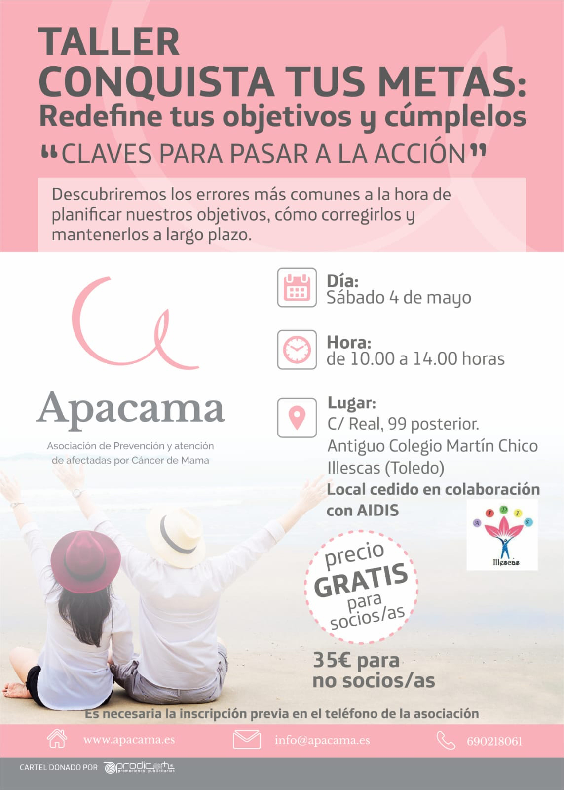 Redefine tus objetivos y cúmplelos. Taller conquista tus metas