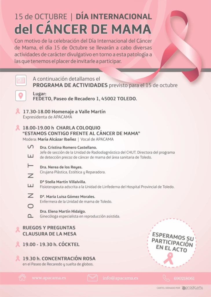 Día Internacional del Cáncer de Mama - Apacama